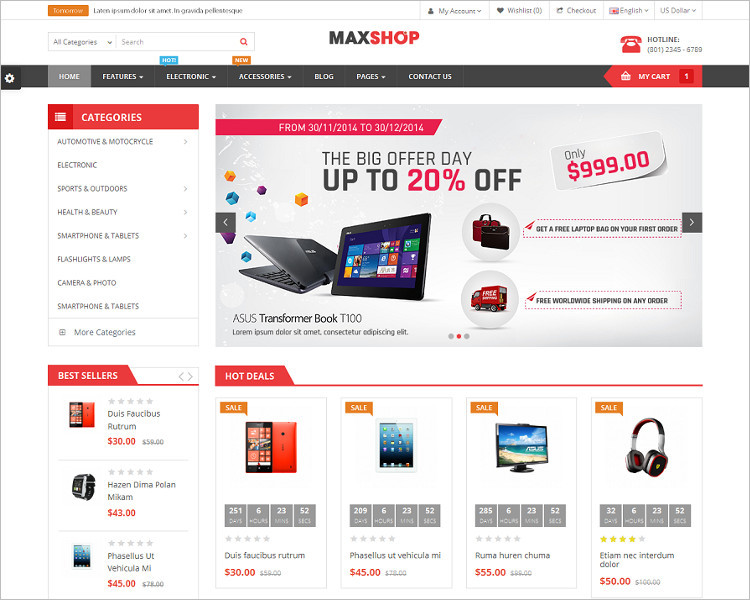 72+ Best Selling PSD Website Templates 2017 - Creativetemplate