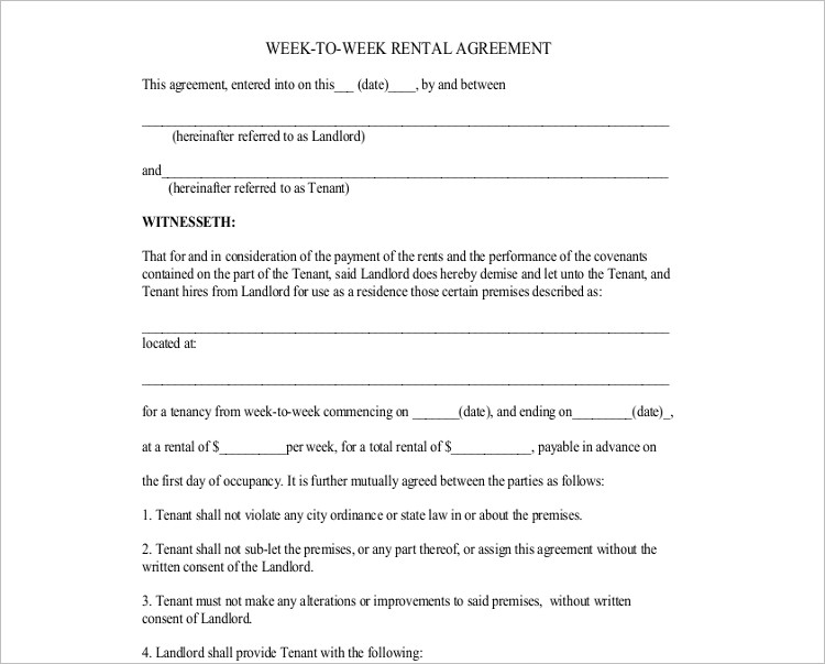 20+ Free Rental Agreement Templates Doc, Sample Formats