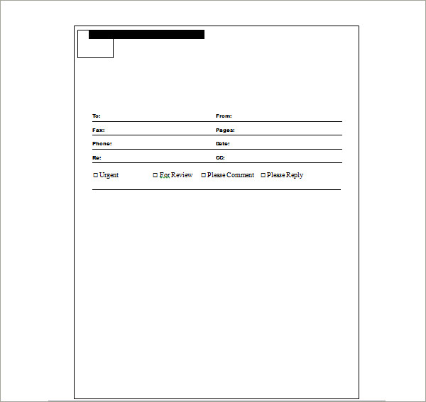 18+ Cover Sheet Templates Free Word, Sample Designs
