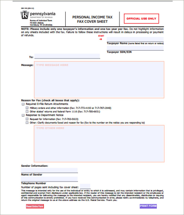 18+ Cover Sheet Templates Free Word, Sample Designs