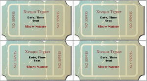 36+ Printable Movie Ticket Templates Free PSD, PDF, Excel Formats