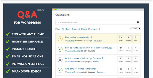 15+ Question And Answer WordPress Themes Free Templates
