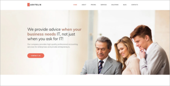 28+ Responsive Accounting Website Templates Free Web Templates