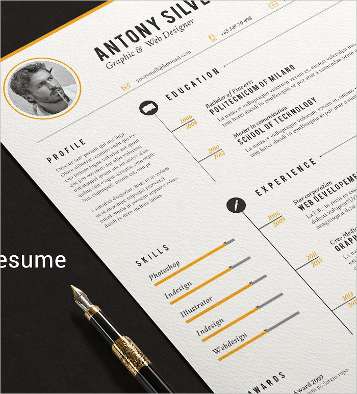 21+ Resume Design Templates Free PSD, Word Designs