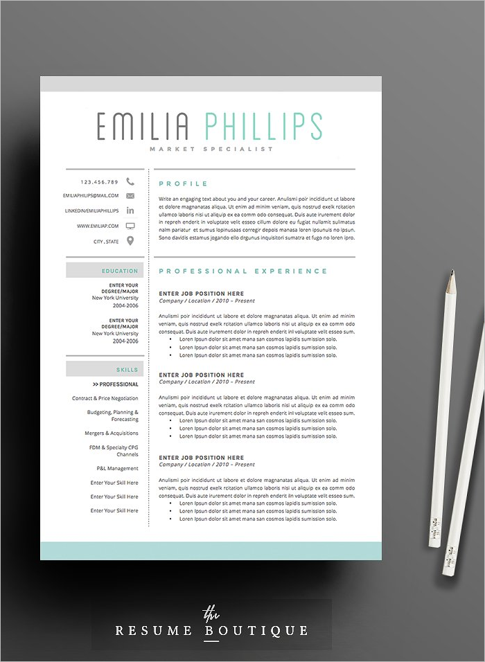 21+ Resume Design Templates Free PSD, Word Designs