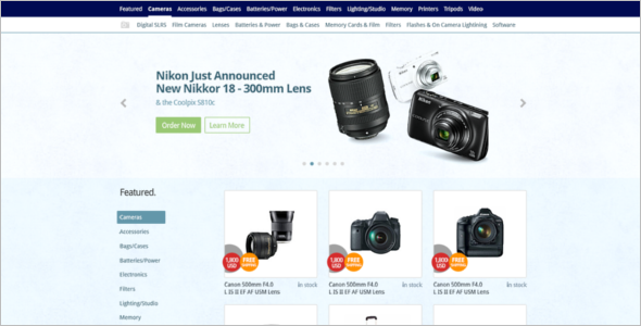 7+ Responsive Free PSD eCommerce Templates Website Themes