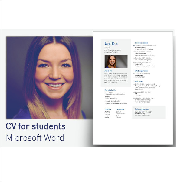 39+ Student Resume Templates Free PDF, Word Formats