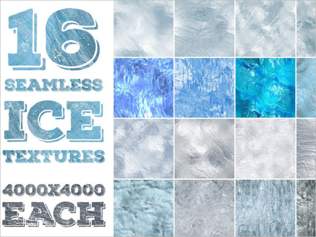 30+ Seamless Snow Textures Free Ice Texture Designs