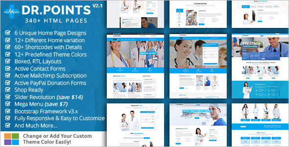 15+ Health Bootstrap Templates Free & Premium Themes