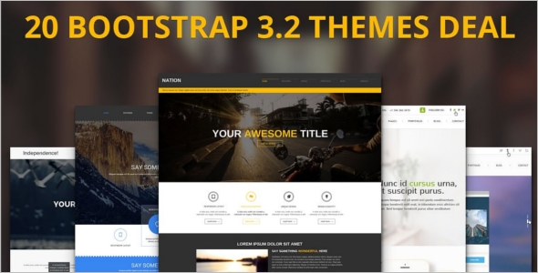 Portfolio Bootstrap Templates Free & Premium Themes