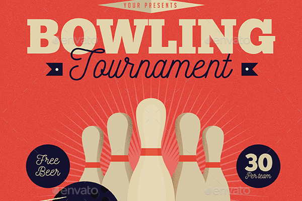 13+ Best Bowling Flyer Templates Free Word, PSD Designs