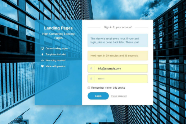 14+ Web Form Design Examples Free PDF Templates