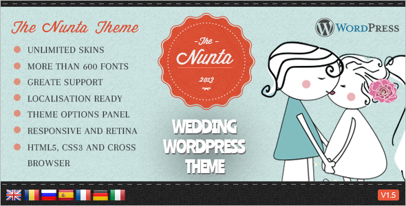 Awesome Wedding Blog Templates Free & Premium Themes