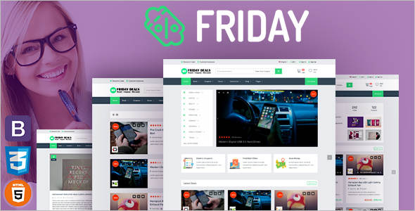7+ Best Deals Website Templates Free & Premium Themes
