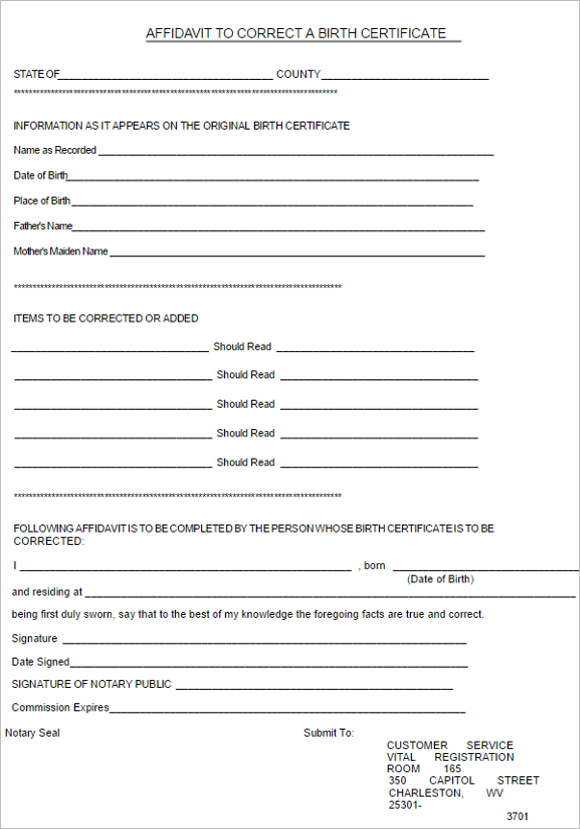 77+ Affidavit Form Templates Free PDF, Word Examples