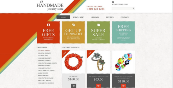 11+ Jewelry OsCommerce Templates Free Website Themes