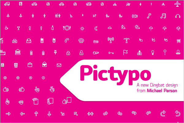 10+ Awesome Dingbat Fonts Free Design Templates