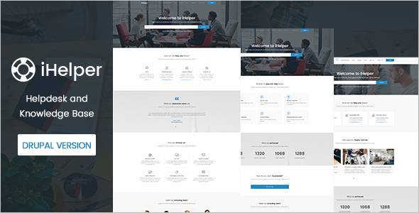 Helpdesk Website Templates Free & Premium Templates