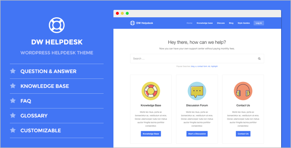 Helpdesk Website Templates Free & Premium Templates