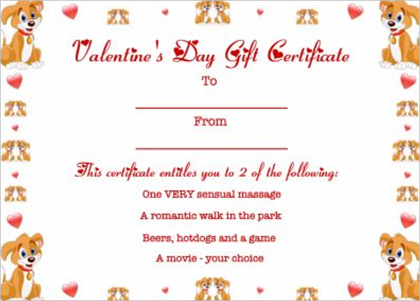 10+ Valentine’s Day Certificate Templates Free & Premium
