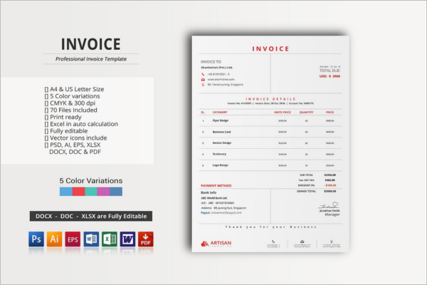 Proposal Invoice Print Templates Free & Premium Templates