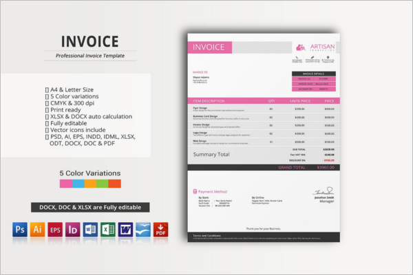 Proposal Invoice Print Templates Free & Premium Templates