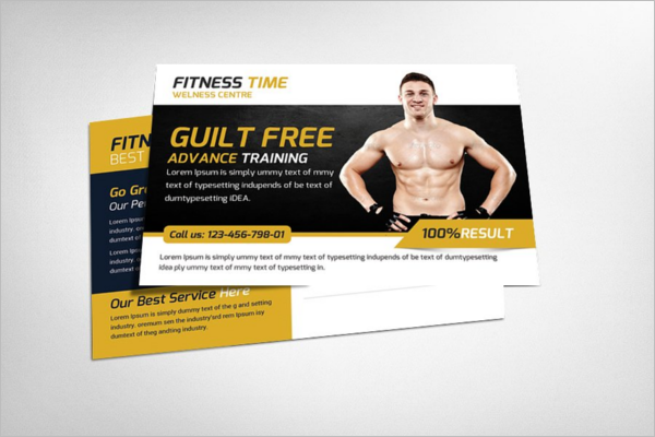 Fitness Postcard Templates Free & Premium Templates