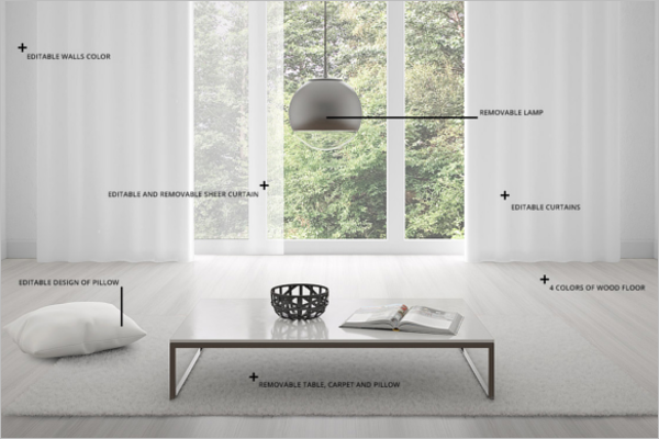 44+ Curtain Mockup Templates Free PSD Download