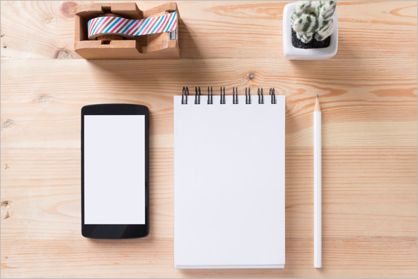 Notepad Mockup PSD Templates || Free & Premium Templates