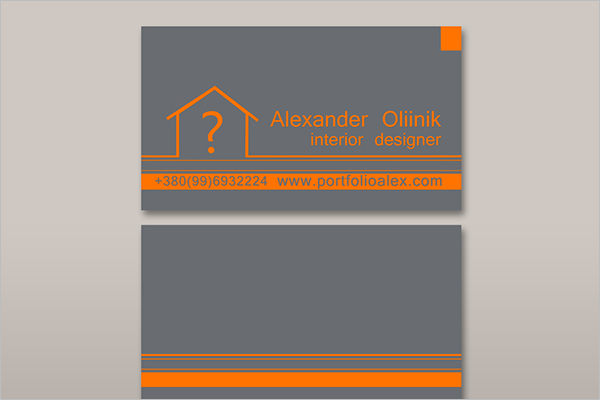 Interior Design Business Cards Templates | Free & Premium Templates