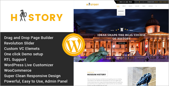 21+ Museum WordPress Templates Free & Premium Themes