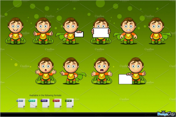 Superhero Cartoon Templates || Free & Premium Templates