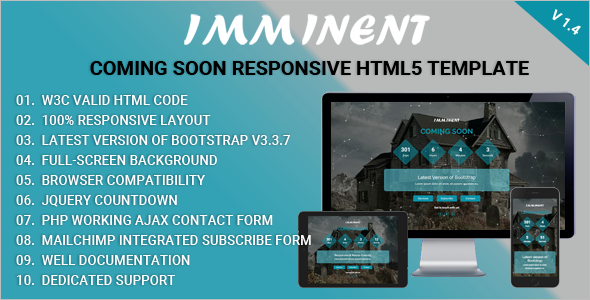 Simple Coming Soon HTML Templates | Free & Premium