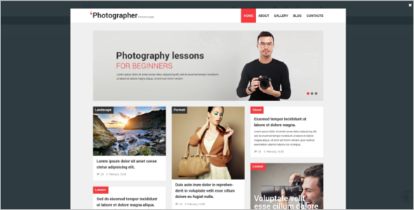 25+ Best Photographer WordPress Themes Free Website Templates