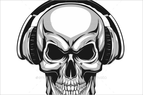 Human Skull Illustration Templates || Free & Premium Designs