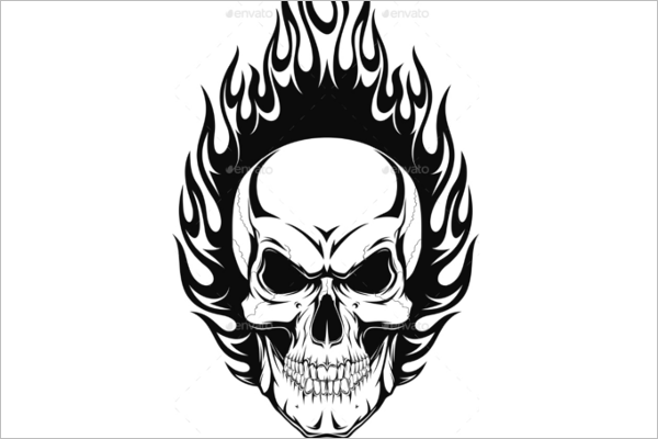 Human Skull Illustration Templates || Free & Premium Designs