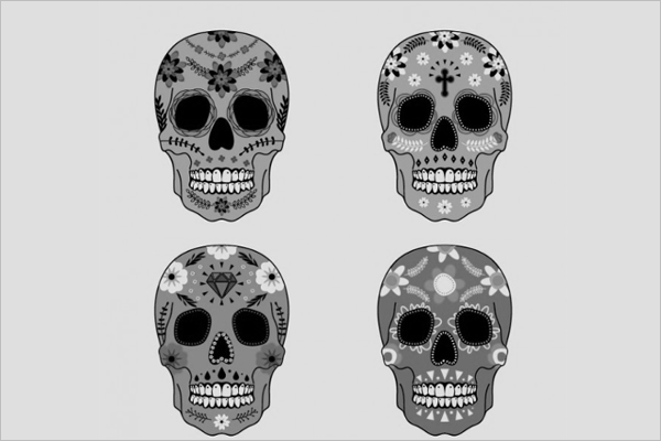 Human Skull Illustration Templates || Free & Premium Designs