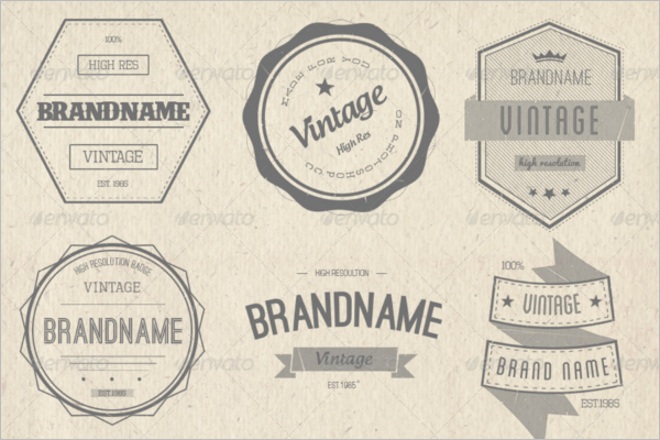 Hipster Vintage Badge Templates || Free & Premium Templates