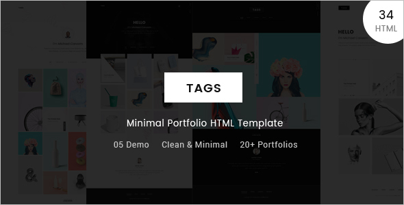 18+ Portfolio HTML Templates Free Download Website Themes