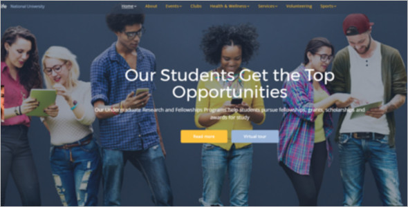 Educational HTML5 Templates Free & Premium Themes