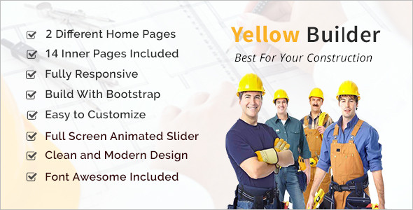 26+ Building & Construction HTML5 Templates Free & Premium Themes