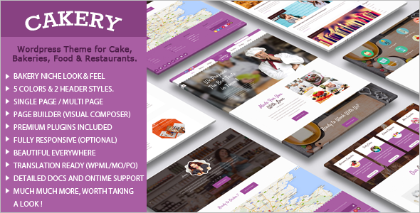 35+ Best Bakery WordPress Themes Free & Premium Templates