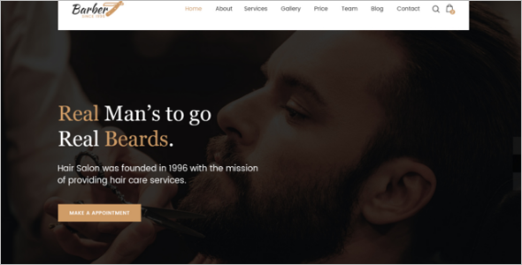 58+ Salon Website Templates Free & Premium Themes