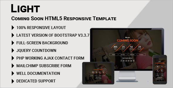 33+ Best Responsive Coming Soon Templates Free & Premium