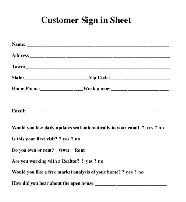 67+ Sign In Sheet Templates Free PDF, Excel Documents