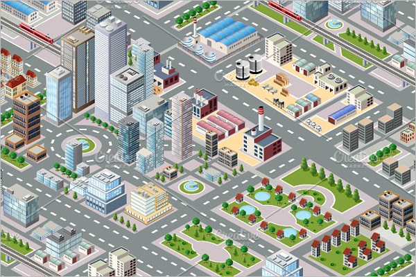 30+ Isometric Backgrounds Vector Free & Premium Designs