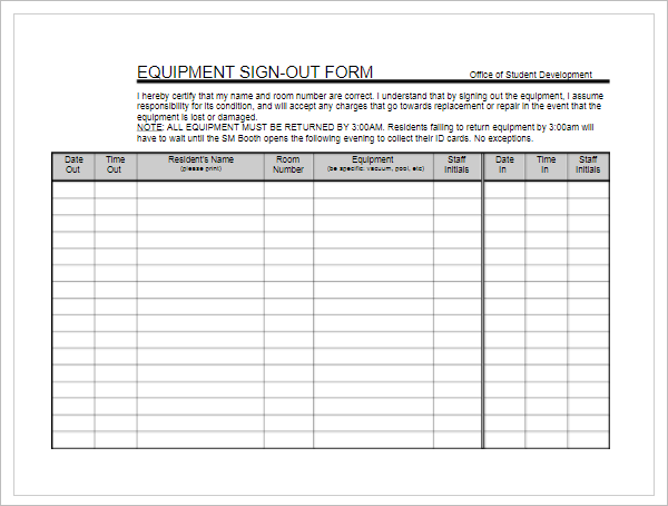 67+ Sign In Sheet Templates Free PDF, Excel Documents