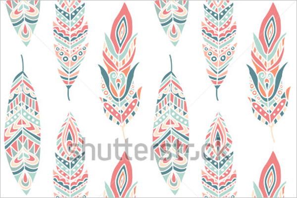 Feather Pattern Vector Templates Free & Premium Designs