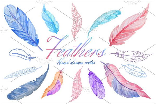 Feather Pattern Vector Templates Free & Premium Designs