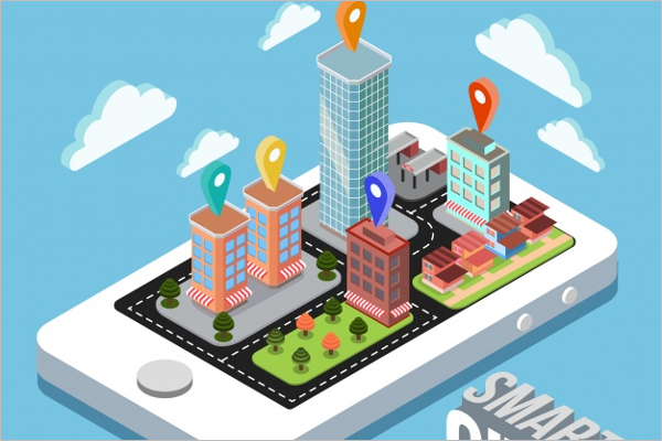 30+ Isometric Backgrounds Vector Free & Premium Designs